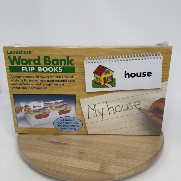 Lakeshore | Toys | Lakeshore Word Bank Flip Books Set 24 Books 30 Words ...